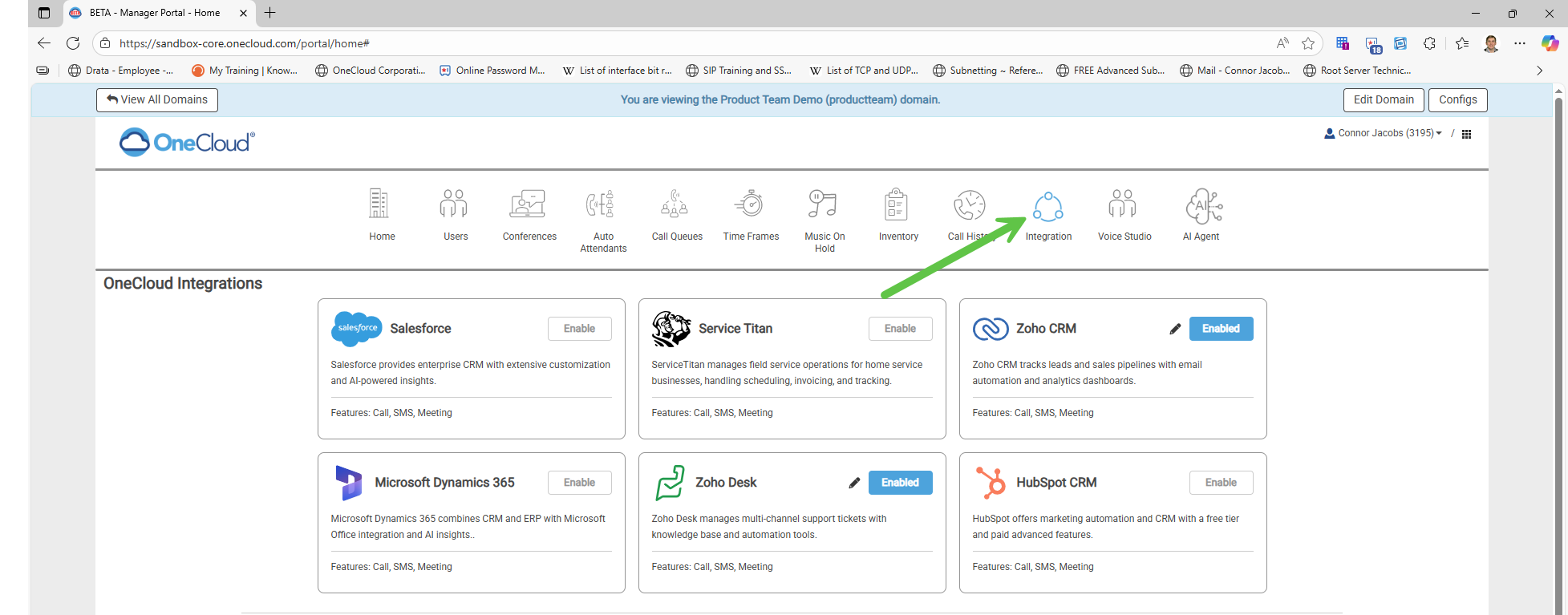 OneCloud Integrations | How to Setup Service Titan Integrator in the ...